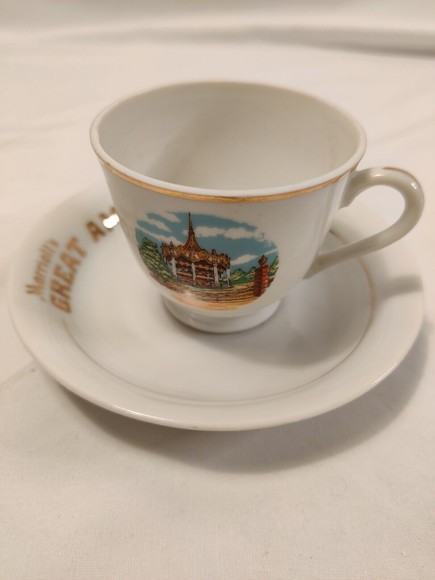 Dining | Vtg 197 S Marriott S Great America Carousel Coffee Tea Cup ...